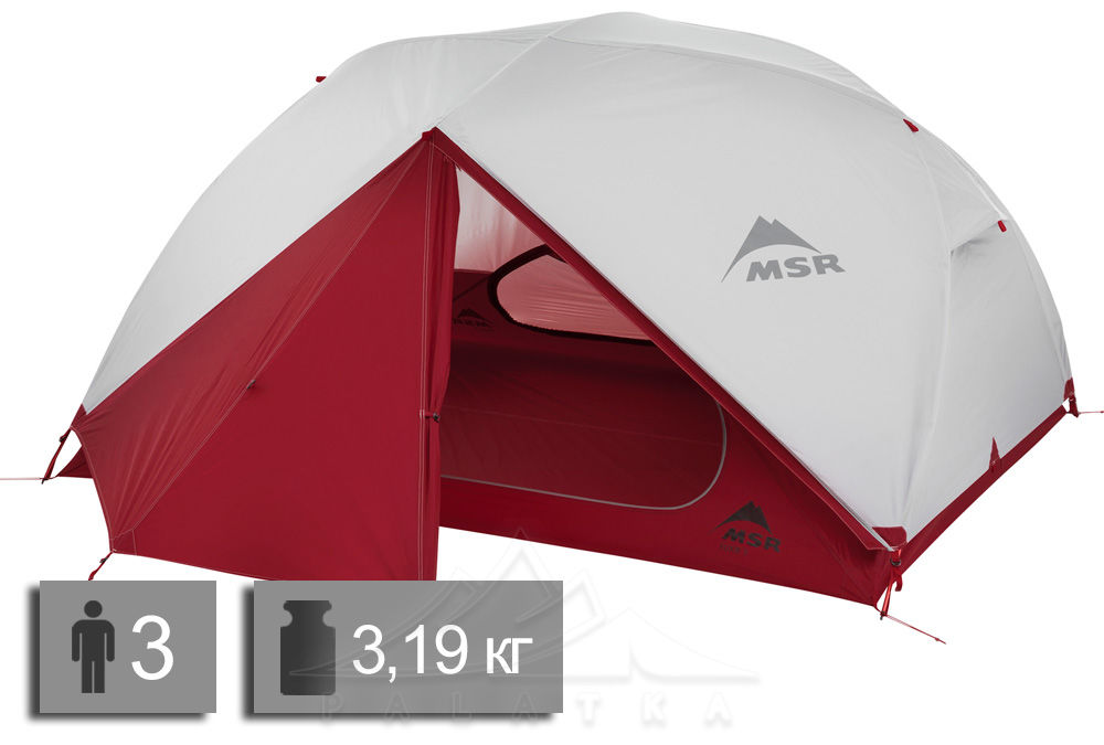 Намет MSR Elixir 3 (Grey), 3-місний | PALATKA