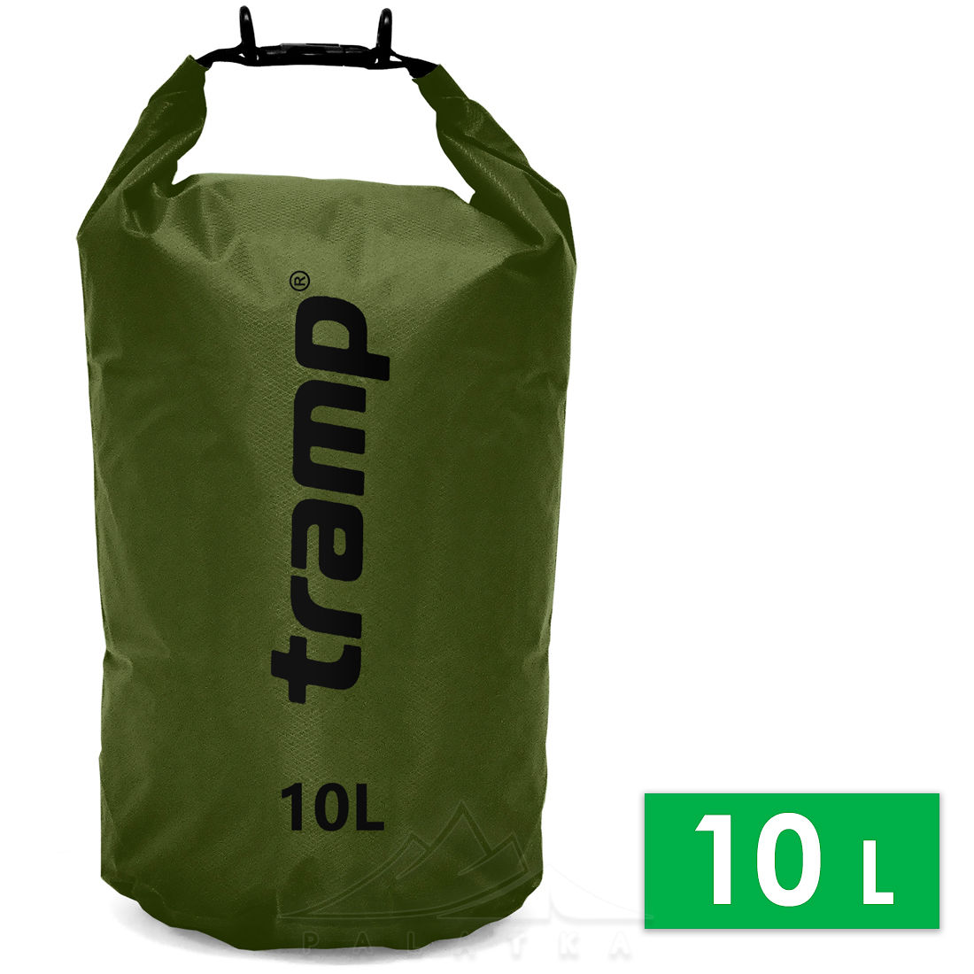 Гермомішок Tramp UTRA-111 PVC Diamond Rip-Stop (Olive), 10 л | PALATKA