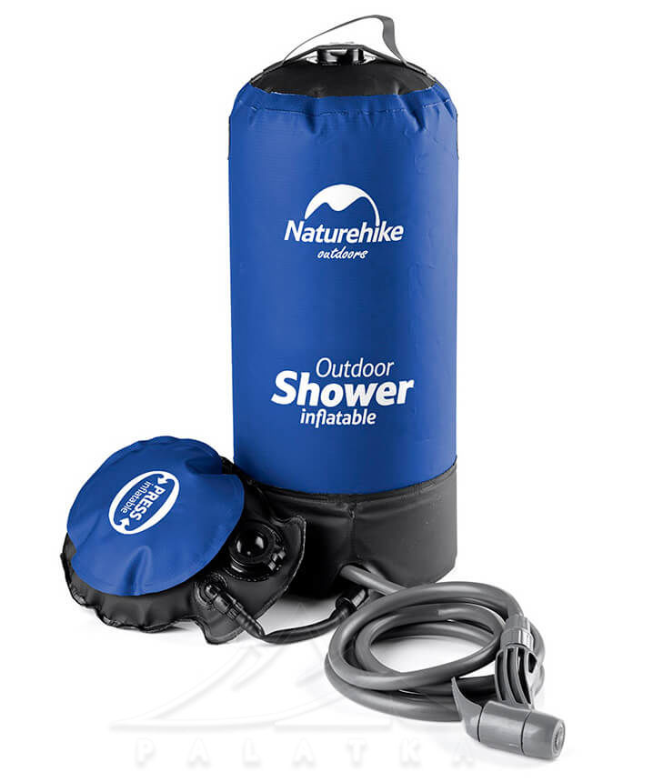 Портативний душ Naturehike NH17L101-D Outdoor Shower Inflatable (Blue ...