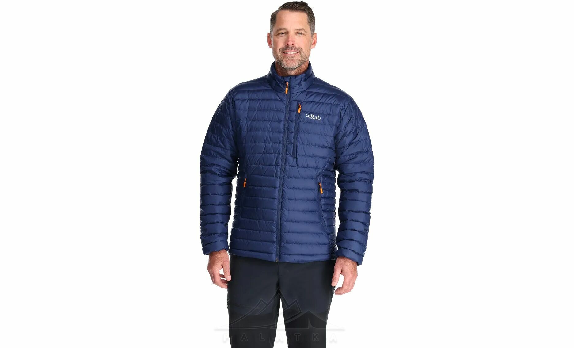 Пуховик чоловічий Rab Microlight Jacket (Deep Ink Marmalade) | RB QDB ...